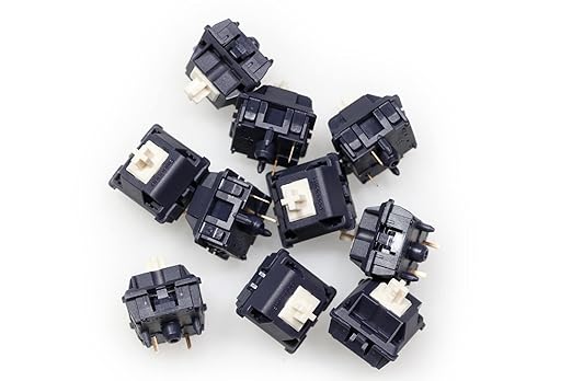 Emogogo Silver Grey No.1 Tactile Switches (10 Pack)